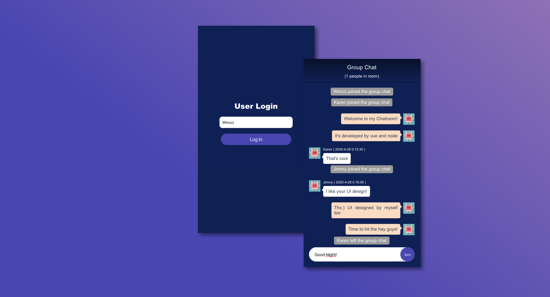 Wincci Zhou / Vue Chat
